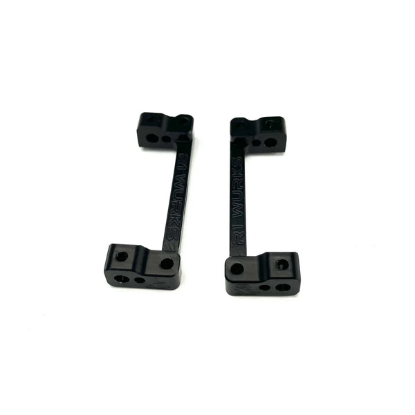 R1WURKS DC1 Toe Blocks (.05 Degree)-1mm Black - BBMPerformanceparts.com